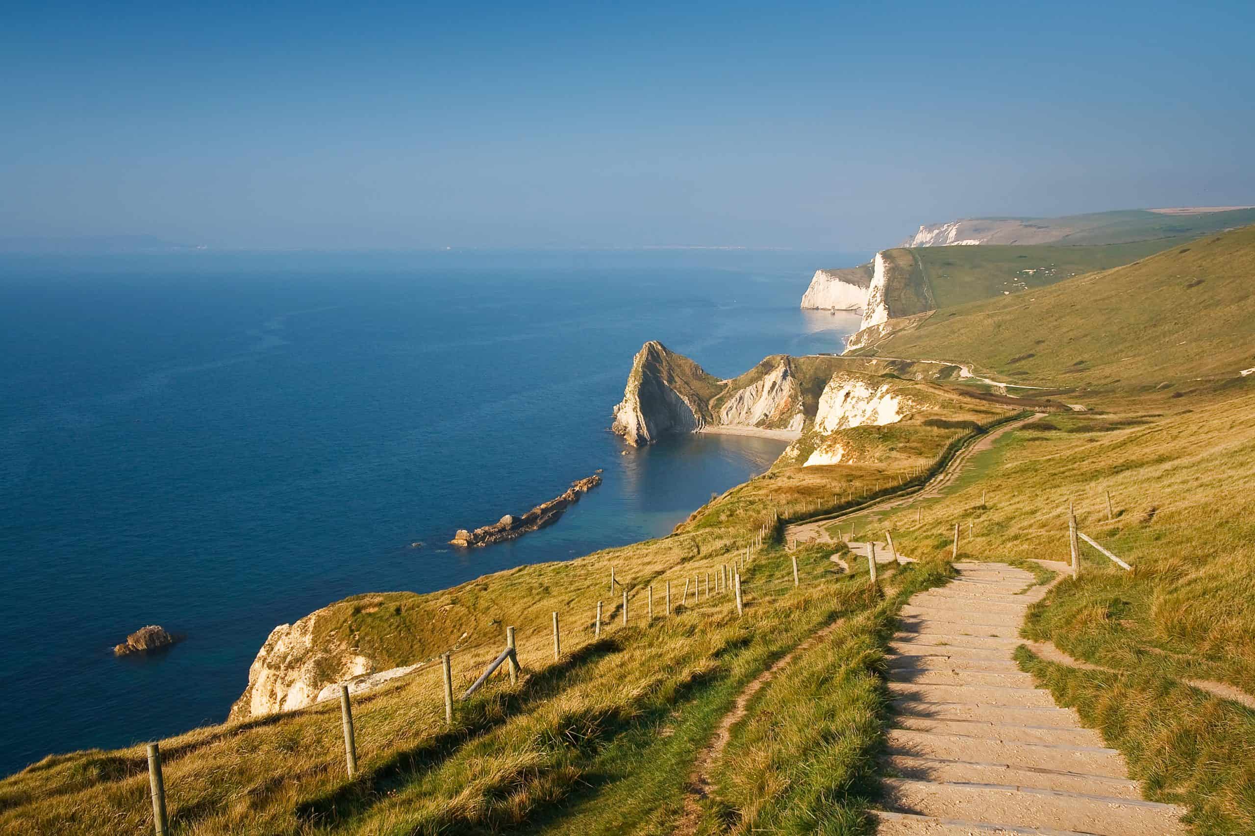 Coast Path In Dorset, UK. - Burnbake