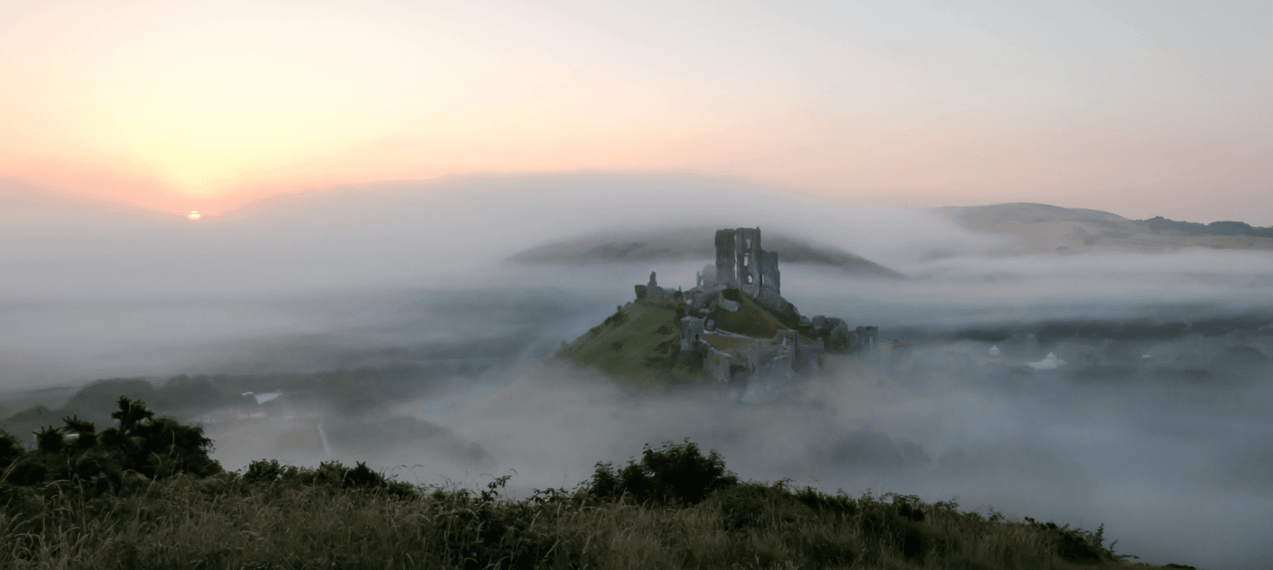 Corfe Castle 2 - Burnbake