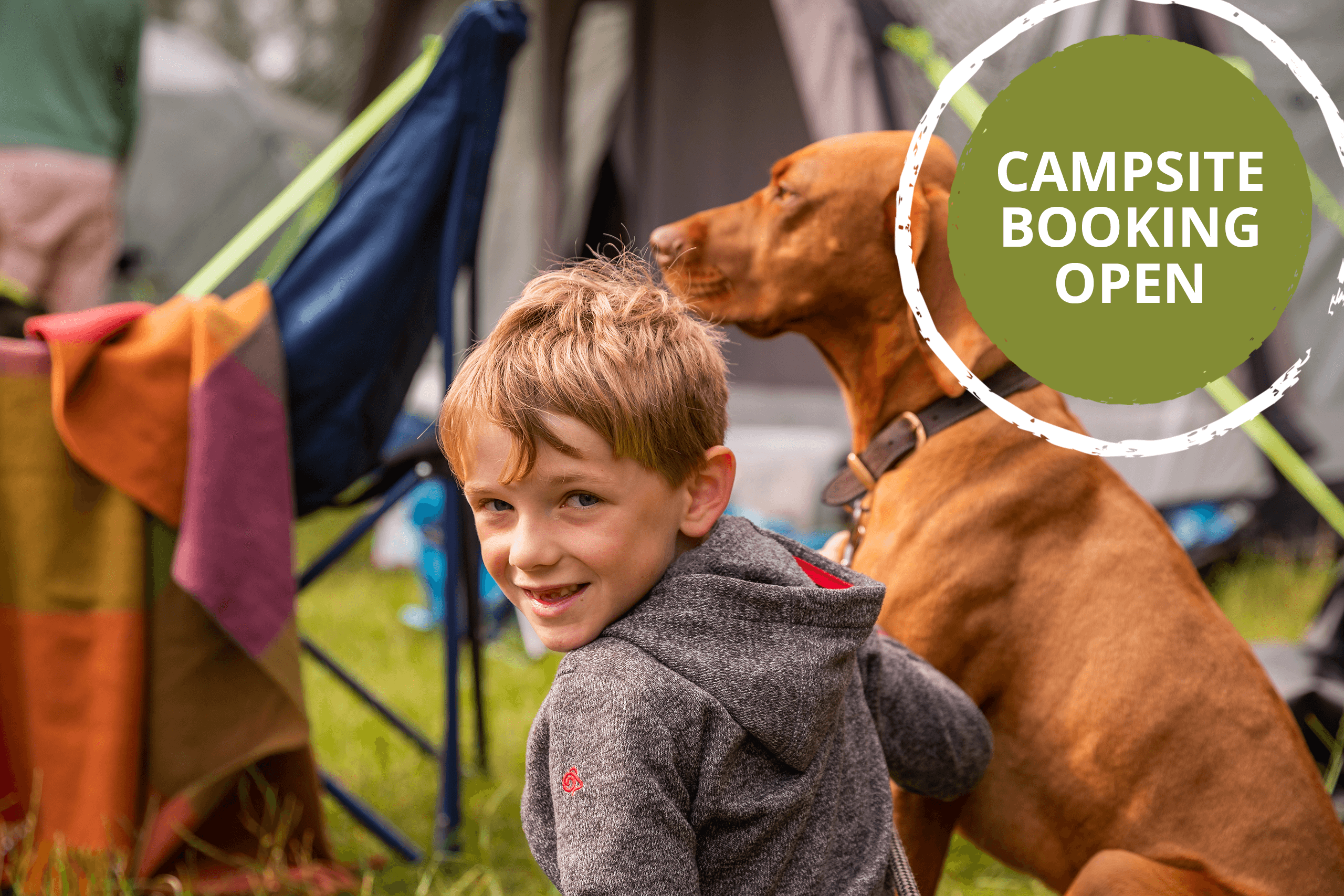 Campsite Booking Open - Burnbake