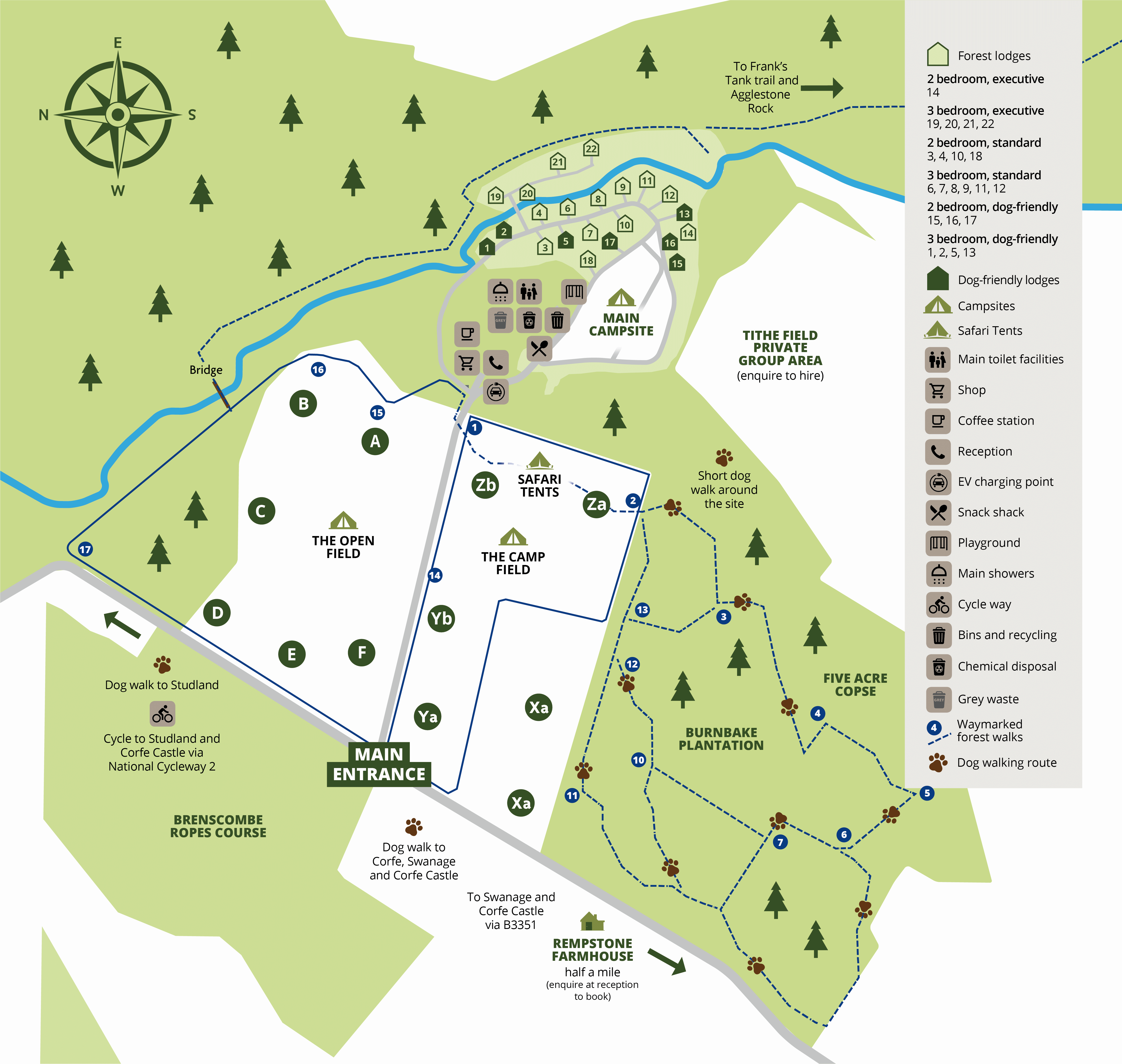 Bespoke Luxury Lodges in Dorset at Burnbake Forest Lodges & Campsite